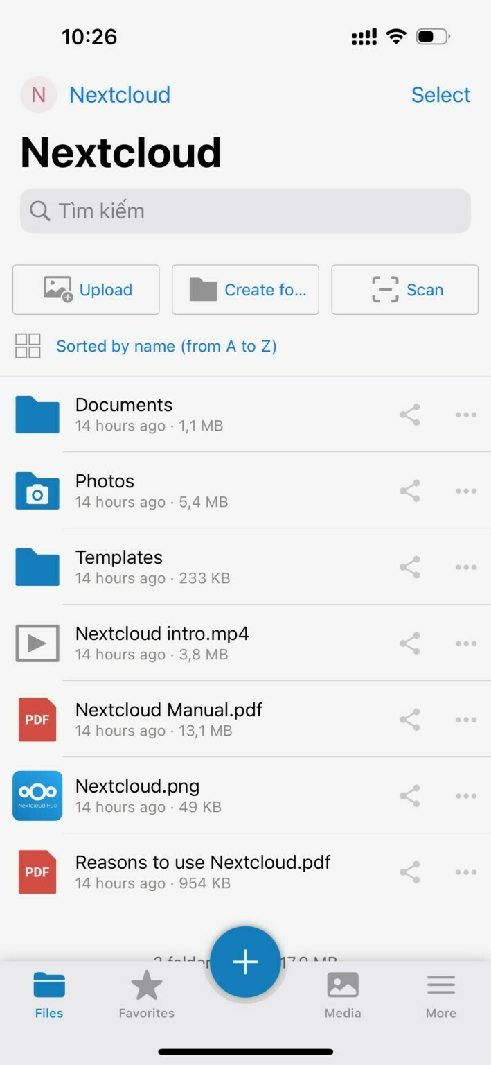 Hướng Dẫn Cài đặt Và đăng Nhập Tài Khoản Nextcloud Trên IPhone, IPad, Android - Nextcloud