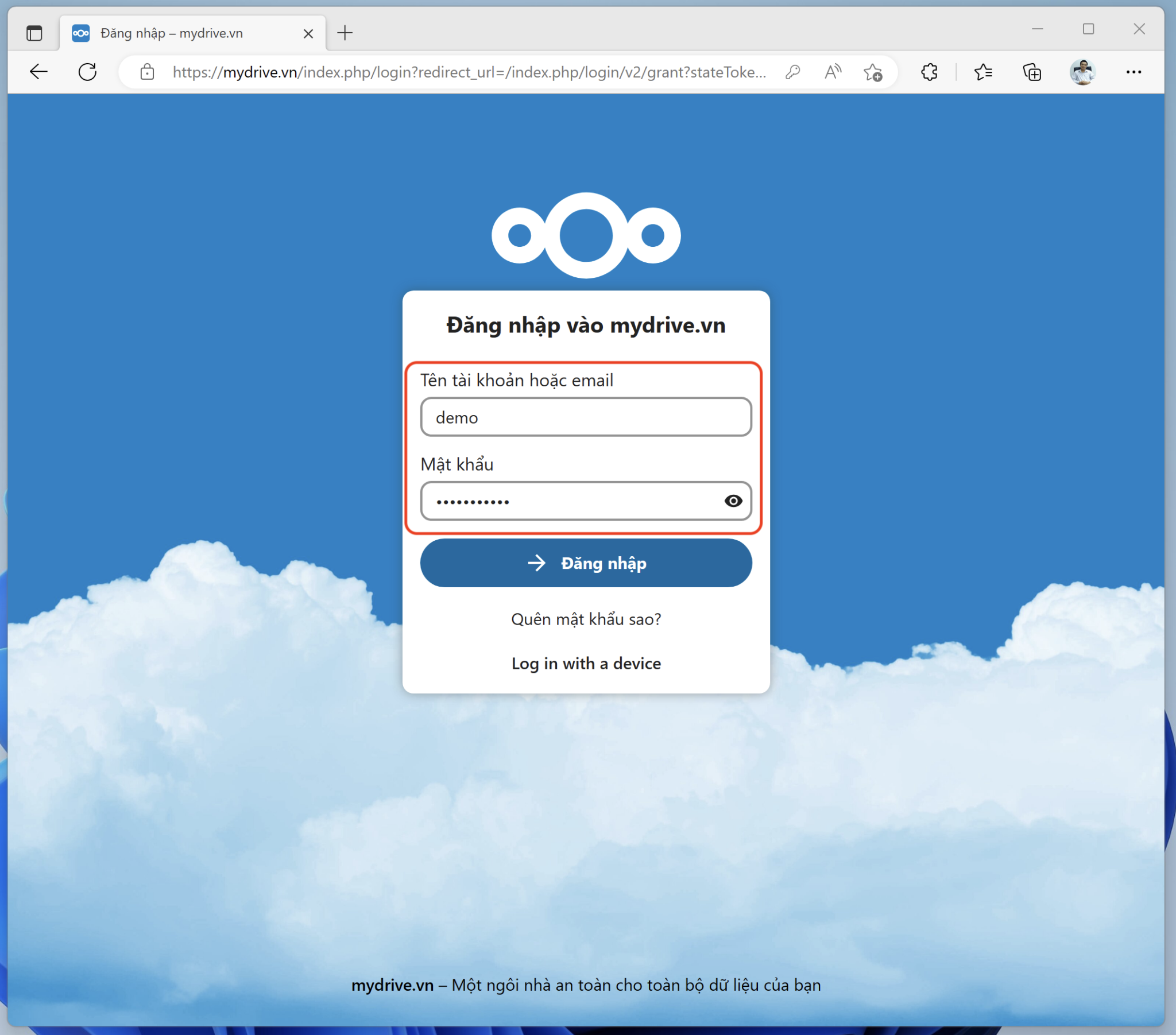 Hướng Dẫn đăng Nhập Tài Khoản Nextcloud Trên Windows, MacOS - Nextcloud