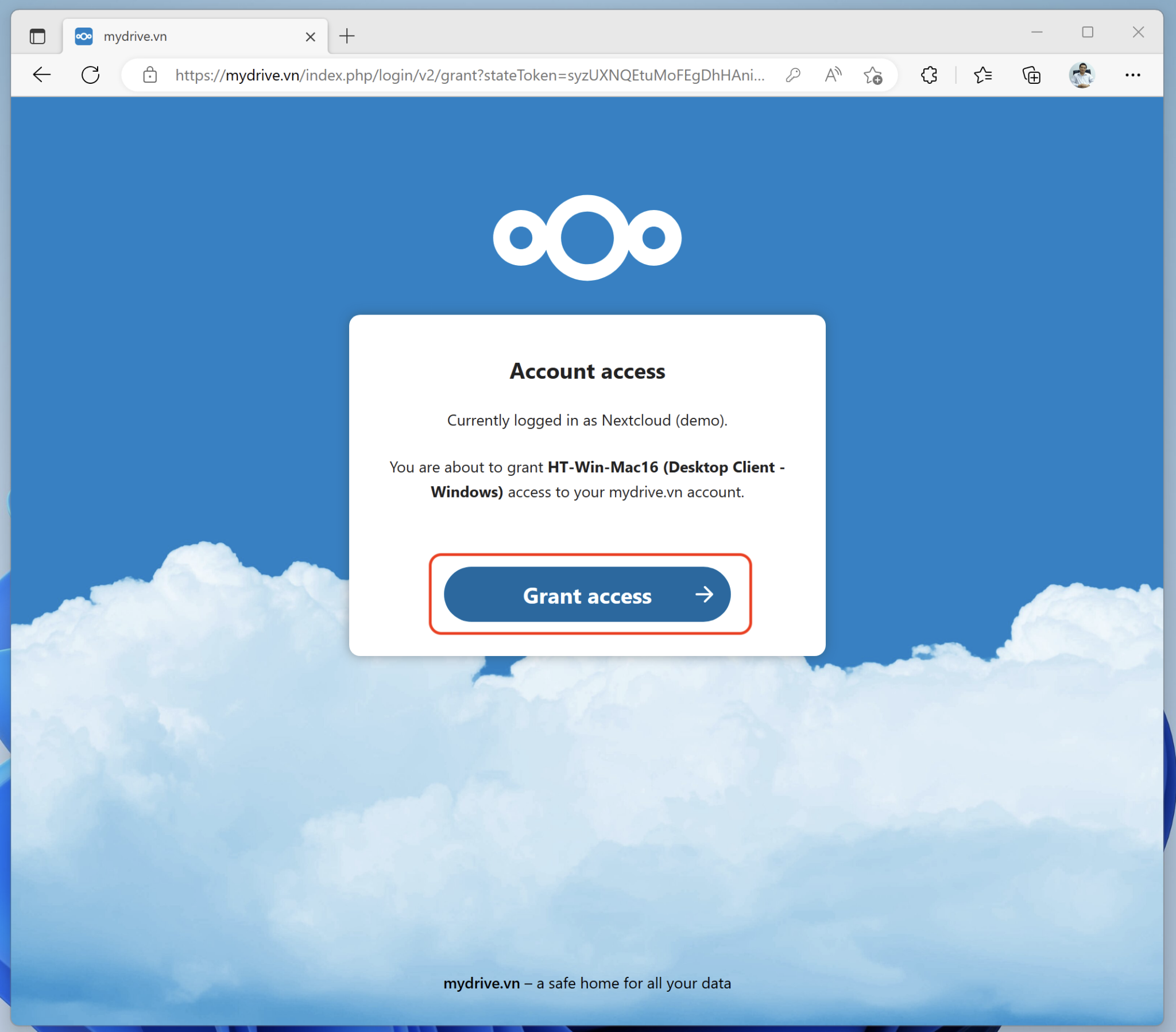Hướng Dẫn đăng Nhập Tài Khoản Nextcloud Trên Windows, MacOS - Nextcloud