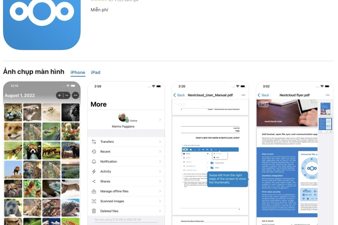 Trang Chủ - Nextcloud